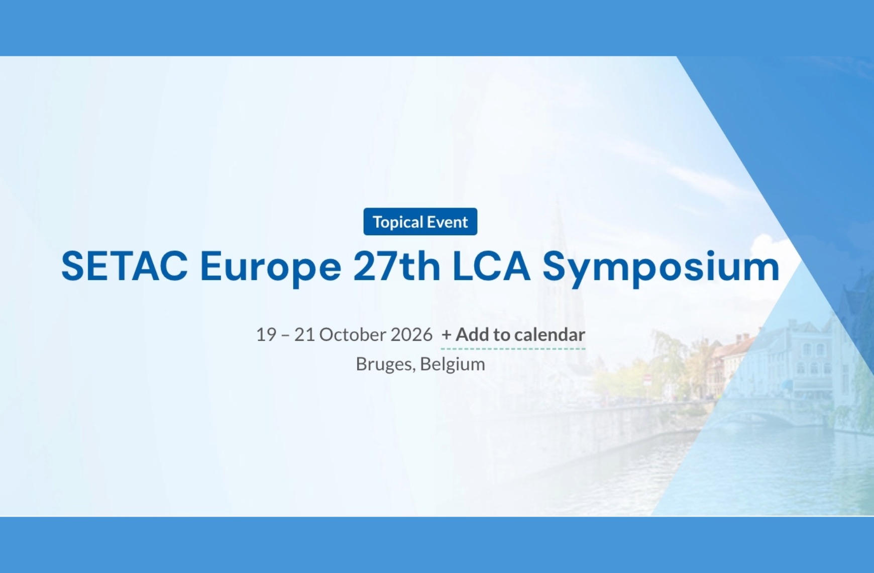 SETAC Europe 27th LCA Symposium | FSLCI e.V.